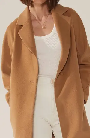 ITALIC Risa Cashmere-wool Button Down Coat