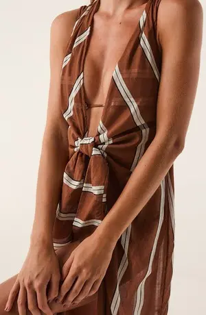 VIX PAULA HERMANNY Mita Long Cover-up Dress