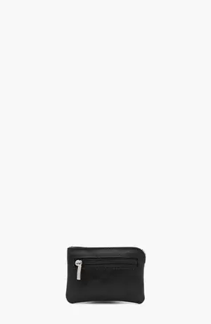 CAVALINHO Gentleman Leather Coin Purse 538 - Black