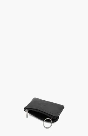 CAVALINHO Gentleman Leather Coin Purse 538 - Black