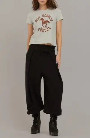 PROJECT SOCIAL T Just Horsing Around Graphic Tee