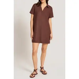 Matty M. Sable Linen Blend Popover Dress