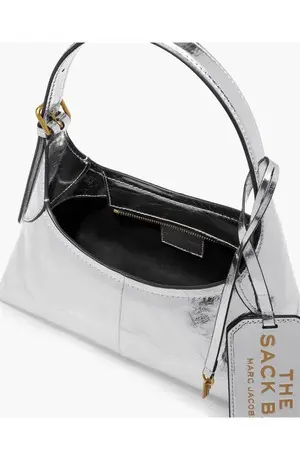 Marc Jacobs The Small Crinkle Leather Belted Sack Bag