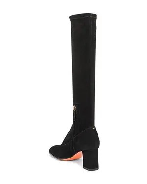 Santoni Knee-high Suede Boots