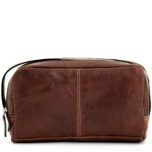 JACK GEORGES Voyager Toiletry Bag - Brown