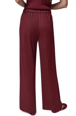Donna Karan New York Pleated Straight Leg Pull-on Pants