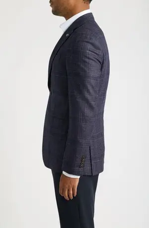 JACK VICTOR Mcallen Plaid Wool Blend Sport Coat