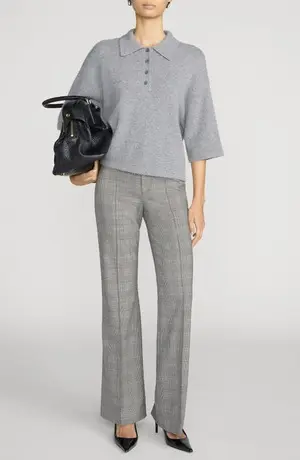 FRAME The Academy Cashmere Polo Sweater