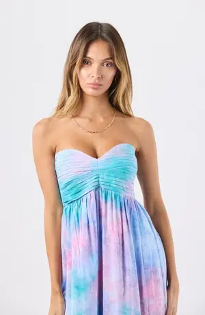 Tiare Hawaii Shawna Strapless Maxi Dress