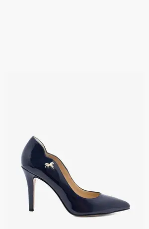 CAVALINHO All In Patent Leather High Heel Pump - Navy