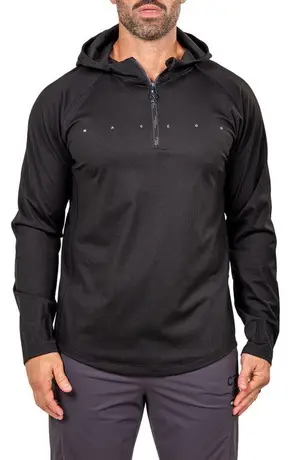 MACEOO Performance Athletic Quarter Zip Hoodie