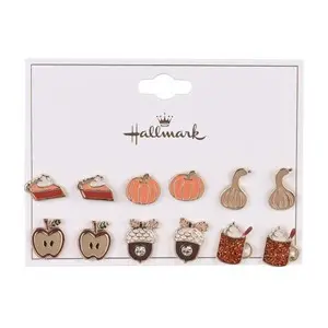 HALLMARK Fall Favorites 6-pair Earring Set