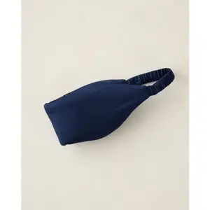 HAVEN WELL WITHIN Washable Silk Puffer Eye Mask - True Navy