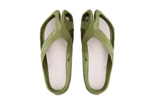 CCILU USA Stepping Stone Caring Reflexology Slide Sandals - Mosstone