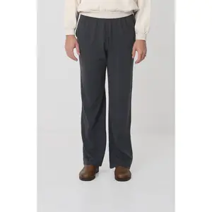 EVERYBODY.WORLD Apartment Pants In Reclaimed Cotton - Slate