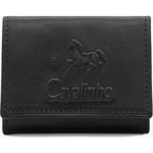 Cavalinho Gentleman Compact Trifold Leather Wallet 539 - Black
