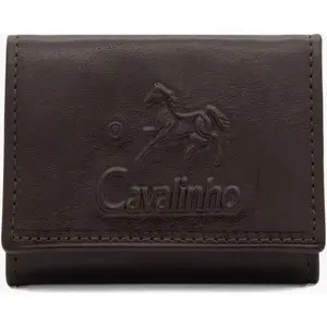 Cavalinho Gentleman Compact Trifold Leather Wallet 539 - Brown
