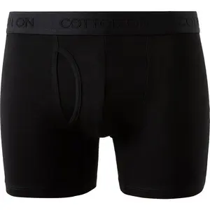 COTTON ON 3 Pack Organic Cotton Boxer Brief - Black