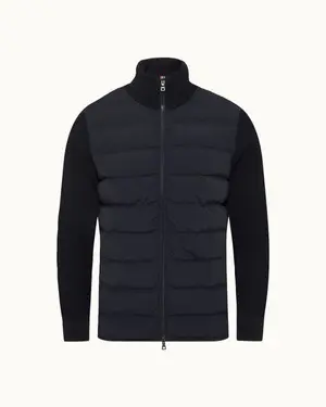 Orlebar Brown Terrence Hybrid Knit Funnel Jacket