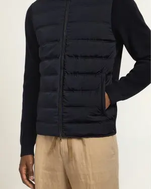 Orlebar Brown Terrence Hybrid Knit Funnel Jacket
