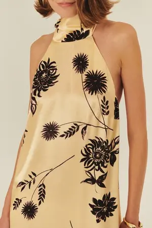 EXQUISE Bonnie Floral Viscose Maxi Dress