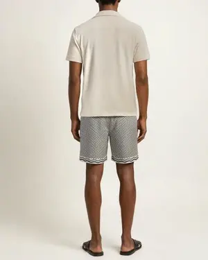 Orlebar Brown Setter Seersucker Shorter Length Swim Shorts