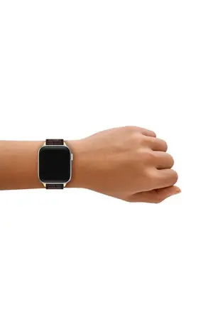 Tory Burch The Kira Leather 18mm Apple Watch® Watchband