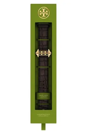Tory Burch The Kira Leather 18mm Apple Watch® Watchband