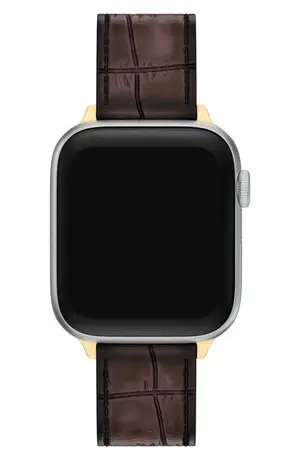 Tory Burch The Kira Leather 18mm Apple Watch® Watchband