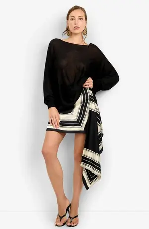 Trina Turk Vino Pullover - Black
