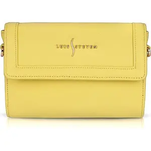 LUIS STEVEN Charley Leather Crossbody - Lime