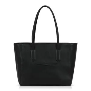 LUIS STEVEN Medium Tote Pro 2.0 Leather Bag - Black