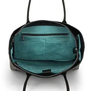 LUIS STEVEN Medium Tote Pro 2.0 Leather Bag - Black