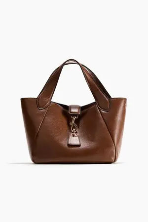 H&M Crossbody Bag With Carabiner Hook Closure - Brown