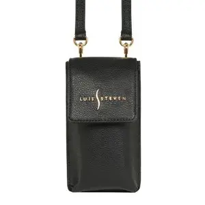 LUIS STEVEN Crossbody Phone Pouch - Black