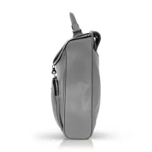 LUIS STEVEN Vertical Leather Laptop Backpack