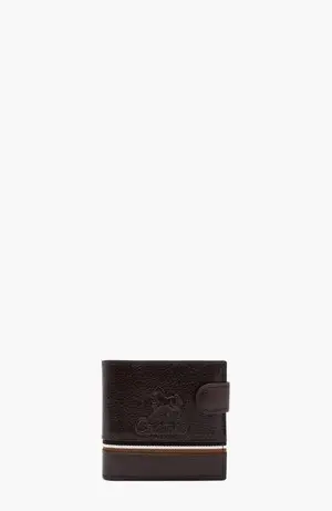CAVALINHO The Sailor Trifold Leather Wallet 586 - Brown