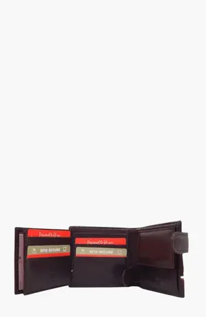 CAVALINHO The Sailor Trifold Leather Wallet 586