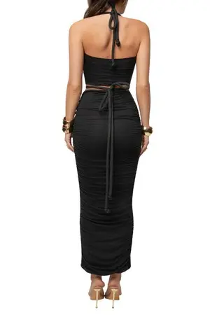 JLUXLABEL Go The Distance Skirt Set - Black