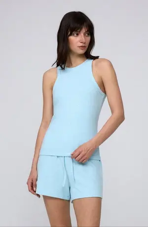 JUANA Selene Lounge Shorts - Sky Blue