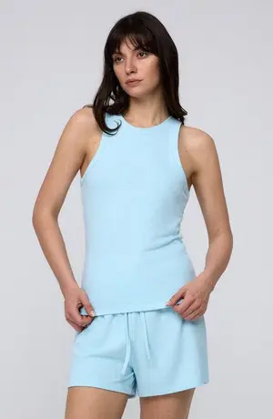 JUANA Selene Lounge Shorts - Sky Blue