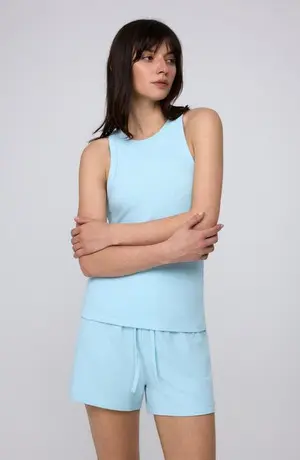JUANA Selene Lounge Shorts - Sky Blue