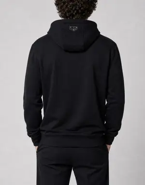 Philipp Plein Graphic Logo Cotton Hoodie