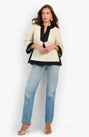 Trina Turk Dametria Top With Tassel Detail