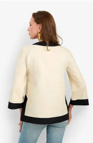 Trina Turk Dametria Top With Tassel Detail