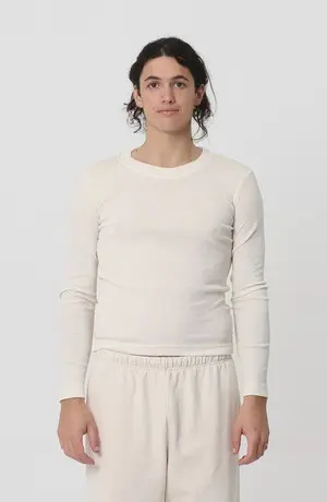 EVERYBODY.WORLD Rib Long Sleeve - Natural