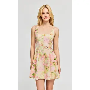 Generation Love Courtney Floral Dress - Rose Cloud