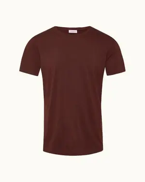 Orlebar Brown Ob-t Merino Tailored Fit T-shirt - Pecan