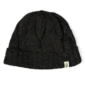 NIRVANNA DESIGNS Hand Knit Wool Cable Beanie