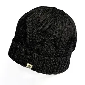 NIRVANNA DESIGNS Hand Knit Wool Cable Beanie